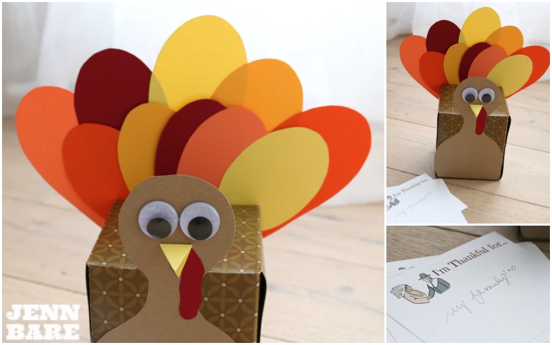 “Thankful Turkey” – Thanksgiving Day Craft | Jenn Bare